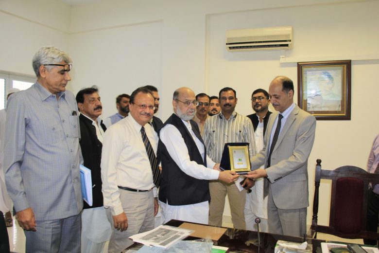 Federal Secretary visit PSQCA Complex Karachi