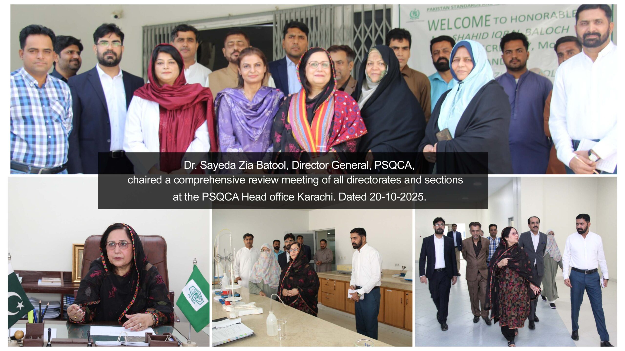 Dr. Sayeda Zia Batool joins as Director General, PSQCA